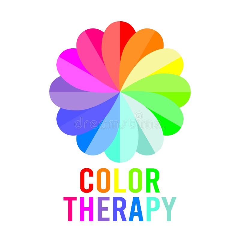 Color Therapy Vector Illustration Stock Vector - Illustration of ...