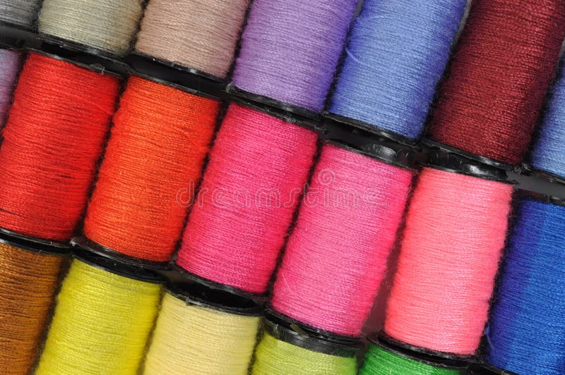 Color threads stock photo. Image of fabric, backgrounds - 21465154