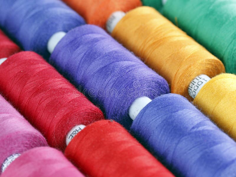Color threads stock image. Image of macro, group, colourful - 28540493