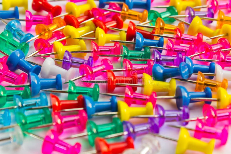 Color Thumbtacks stock photo. Image of thumbtack, bunch - 24145892