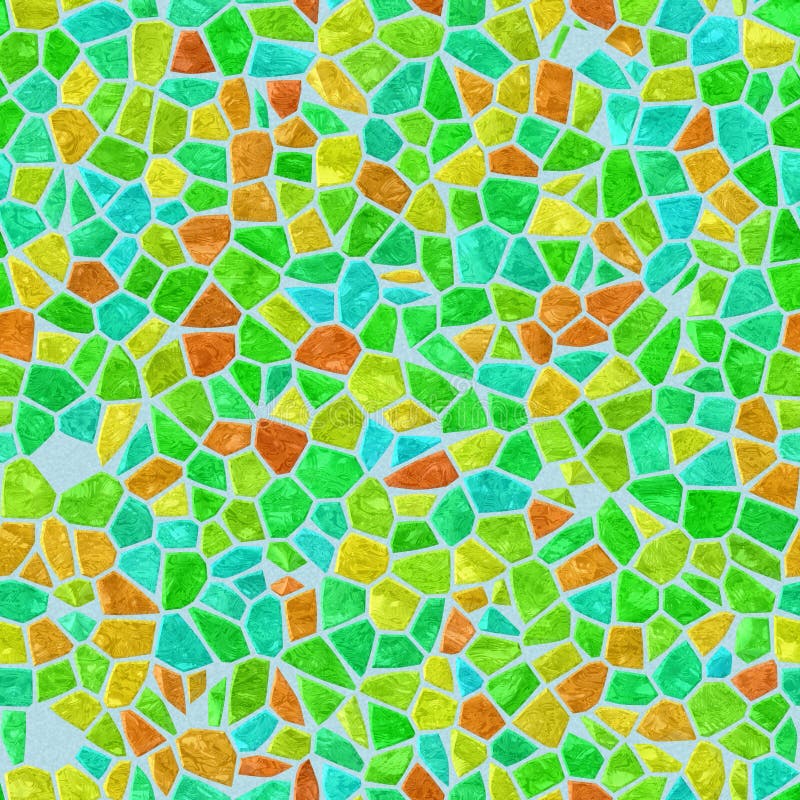 Color Tiles Seamless Mosaic Stock Illustration - Illustration of modern ...