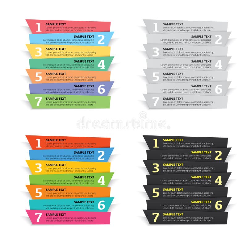 Color title tags stock vector. Illustration of glowing - 50906146