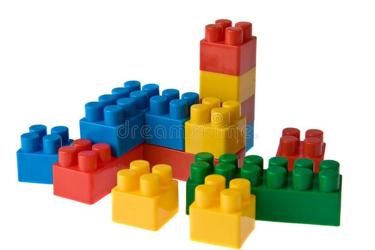 Color toy blocks stock image. Image of colorful, clean - 7754873