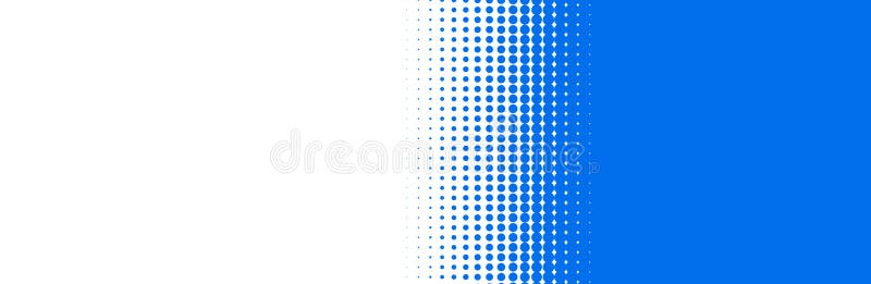 Color Transition with Dots: White To Blue Stock Illustration ...