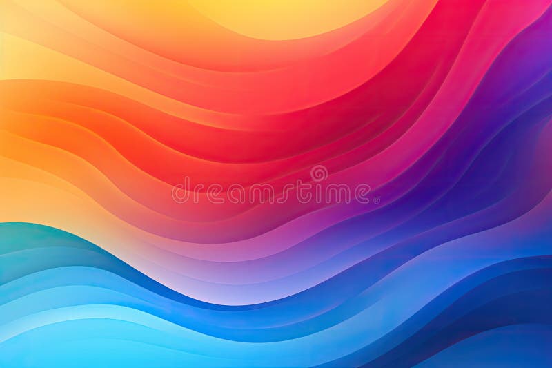 Color Transition and Gradient on Abstract Background Stock Illustration ...