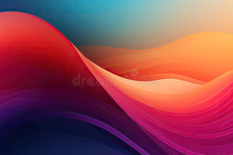 Color Transition and Gradient on Abstract Background Stock Illustration ...