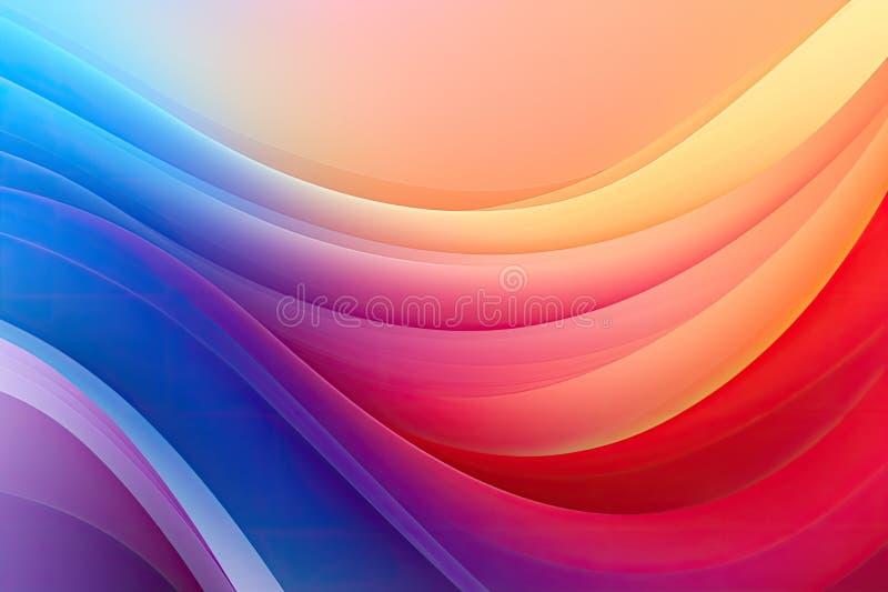 Color Transition and Gradient on Abstract Background Stock Illustration ...