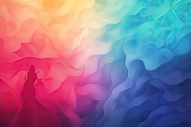 Color Transition and Gradient on Abstract Background Stock Illustration ...