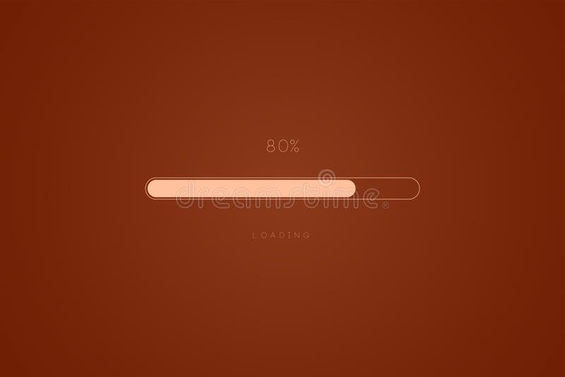 Color Trend Brown in Progress Loading Bar 100 Percent, a Loading Bar ...