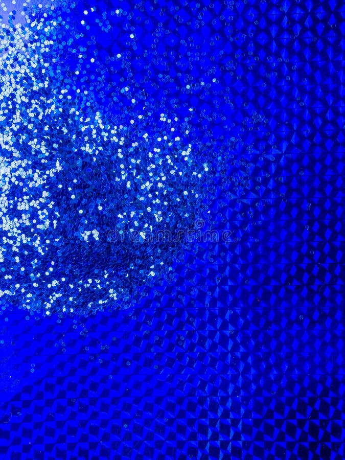 2020 Color Trend. Festive Background of Blue Color Glitter on Trendy ...
