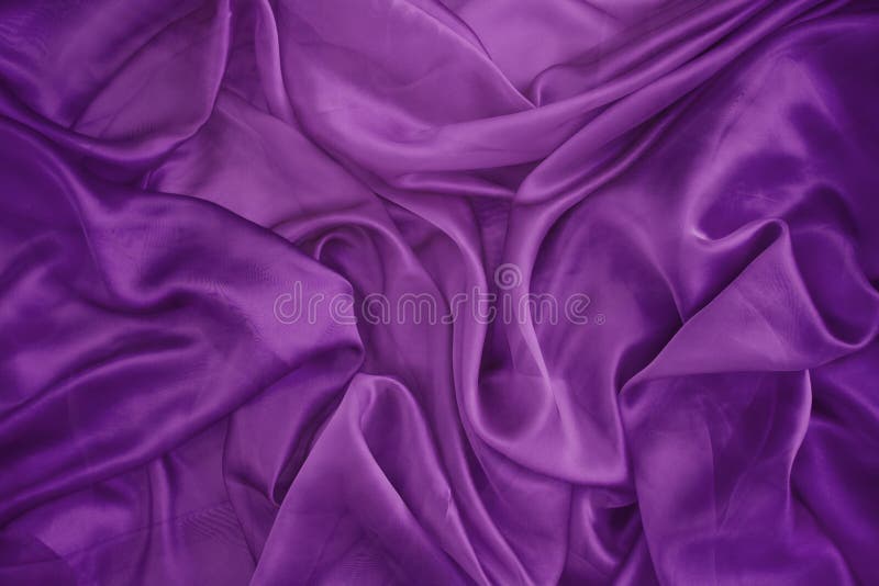 Color Trend 2018, Ultra Violet Texture of Silk Stock Photo - Image of ...