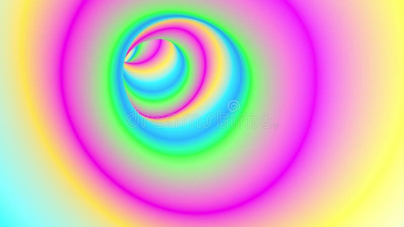 Color Trendy Rainbow Tunnel Able To Loop Endless Stock Video - Video of ...