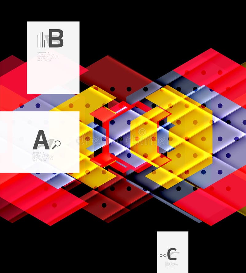 Color Triangles Background Design Stock Vector - Illustration of ...