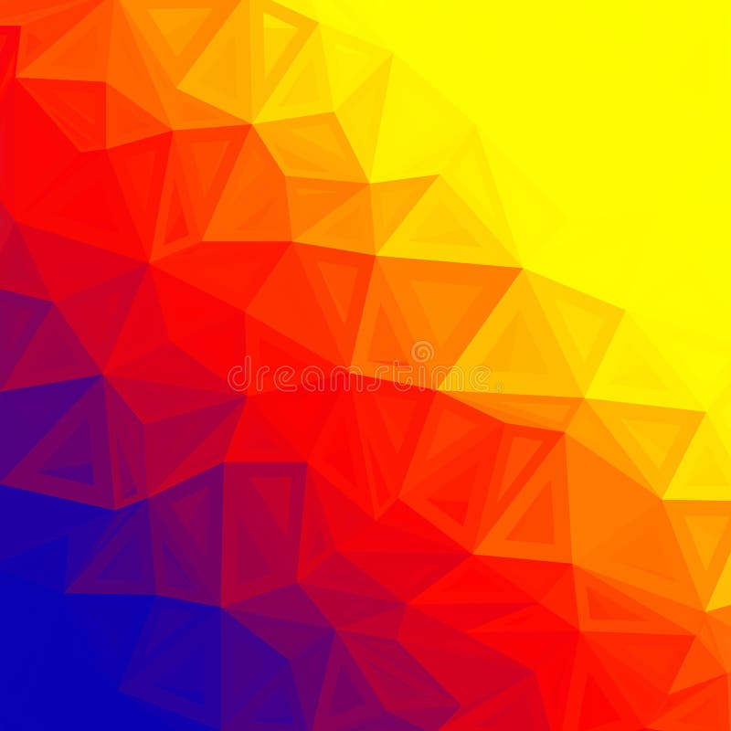 Color Triangles. Geometric Pattern. Polygonal Style. Eps 10 Stock ...