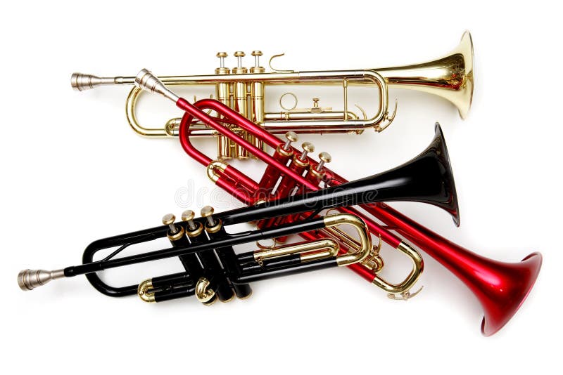 Color Trumpets Stock Photo - Image: 1184630