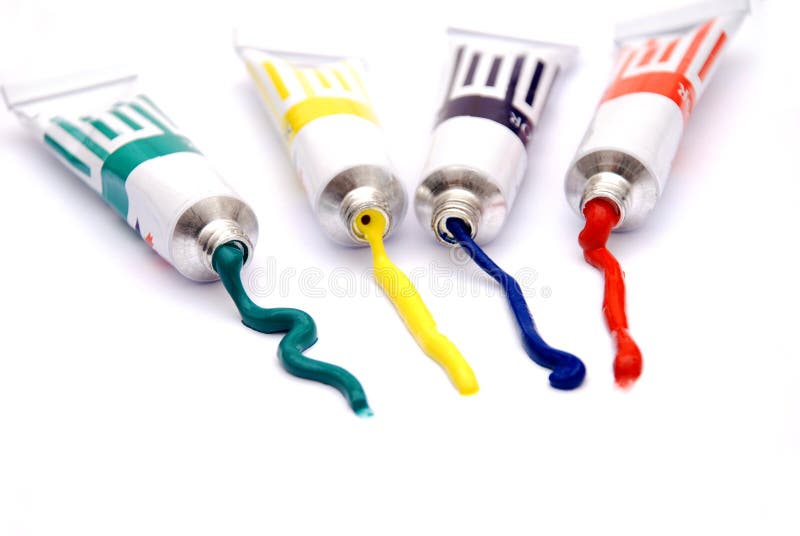 Color Tubes stock photo. Image of slick, green, white - 7604824