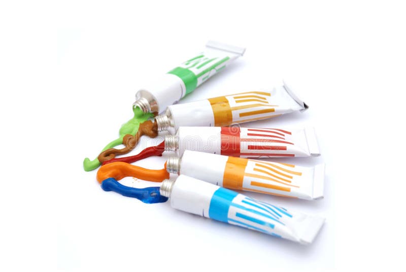 Color Tubes stock image. Image of crafts, materials, supplies - 7604837