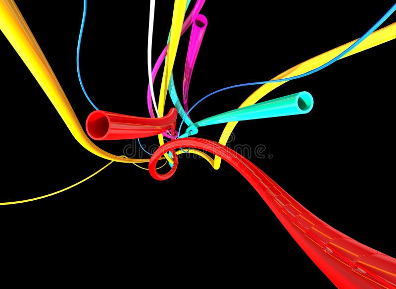 Color tubes stock illustration. Illustration of green - 30596195