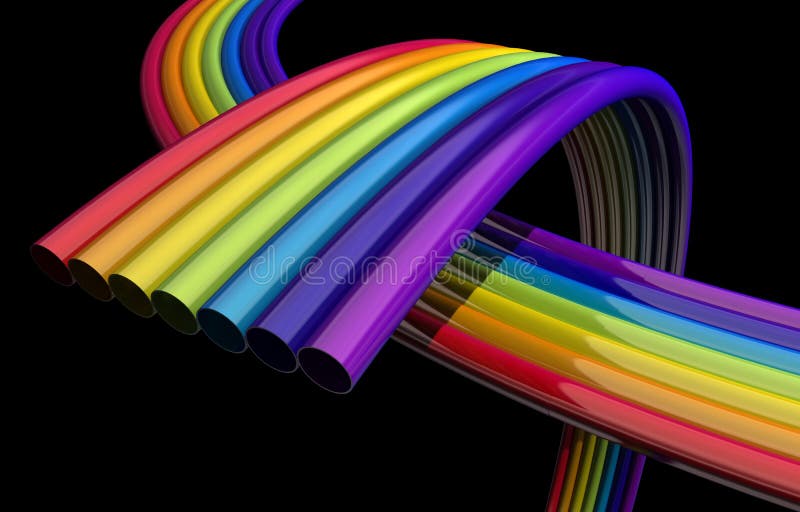 Color tubes stock illustration. Illustration of elements - 30984076