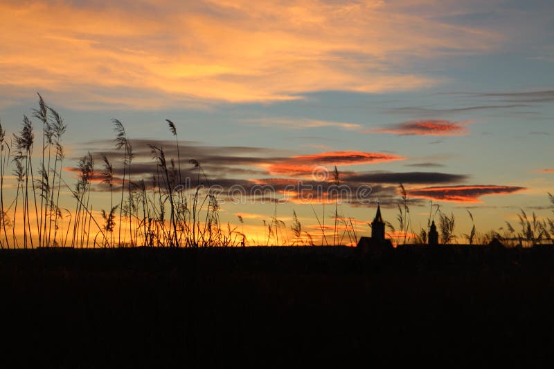 Color twilight in Rust, stock image. Image of oesterreich - 86192829