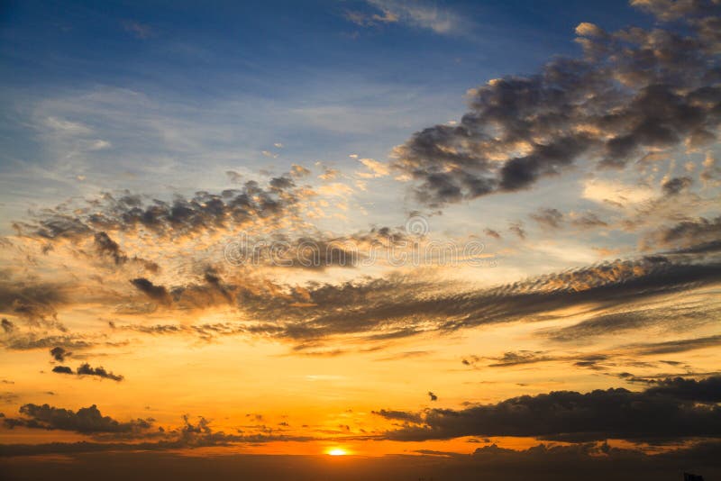 The color of twilight sky stock photo. Image of color - 119261040