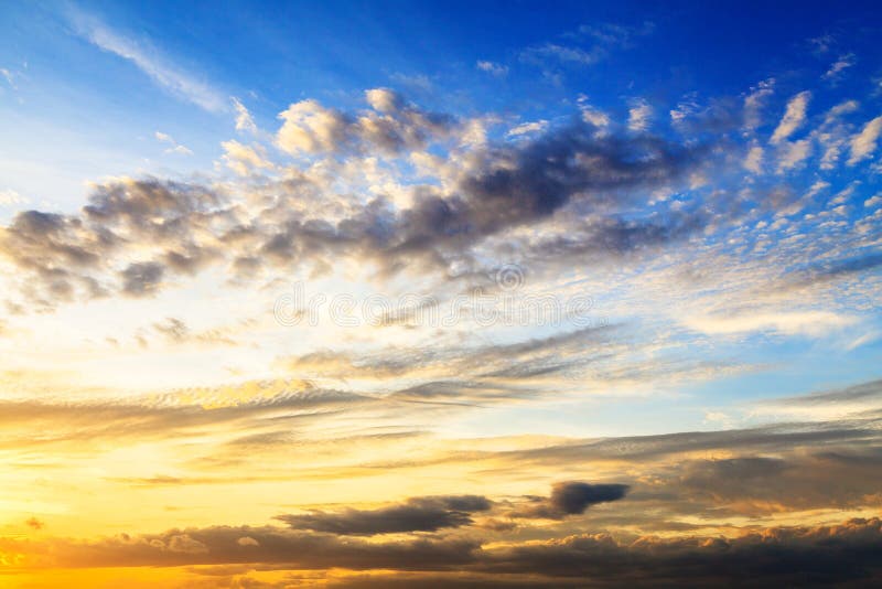 The color of twilight sky stock photo. Image of landscape - 119261286