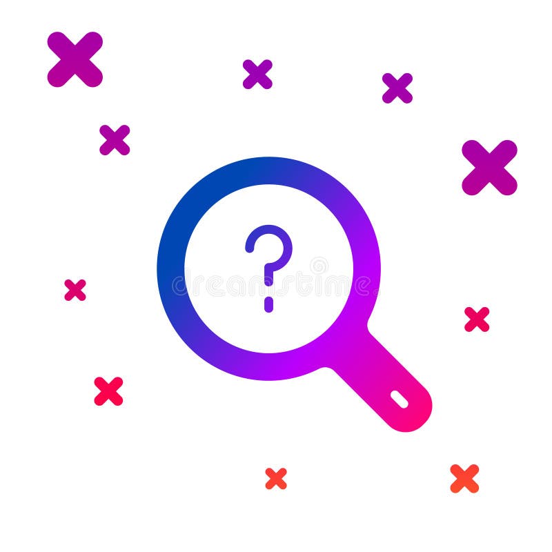 Two Color Unknown Vector Icon from People Concept. Isolated Blue ...