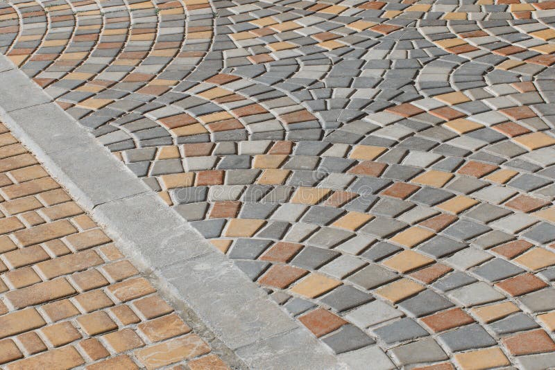 Color Urban Pattern Floor Tile Mosaic Street Surface Texture Background ...