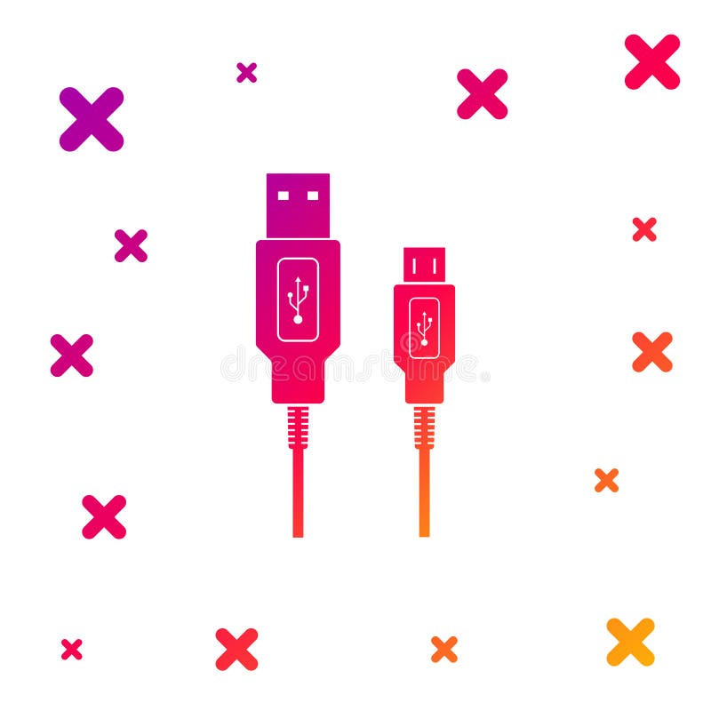 Usb Adapter Connectors Icon White Stock Illustrations – 349 Usb Adapter ...