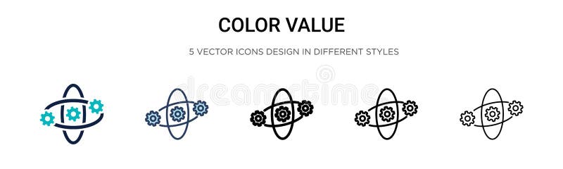 Color Value Icon in Filled, Thin Line, Outline and Stroke Style. Vector ... Color Value Icon in Filled, Thin Line, Outline and Stroke Style. Vector ...