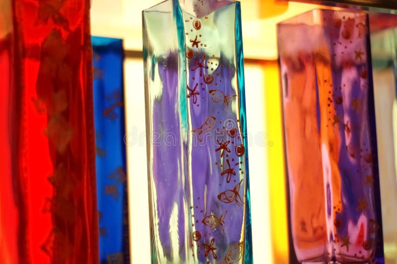 Color Vases stock photo. Image of glass, sculpture, details - 1767658