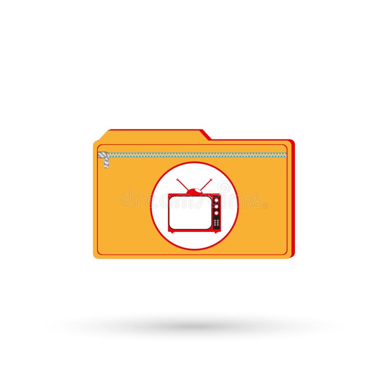 Electronic Folder for Files at Prices and Discounts. Vector Icon. Stock ...