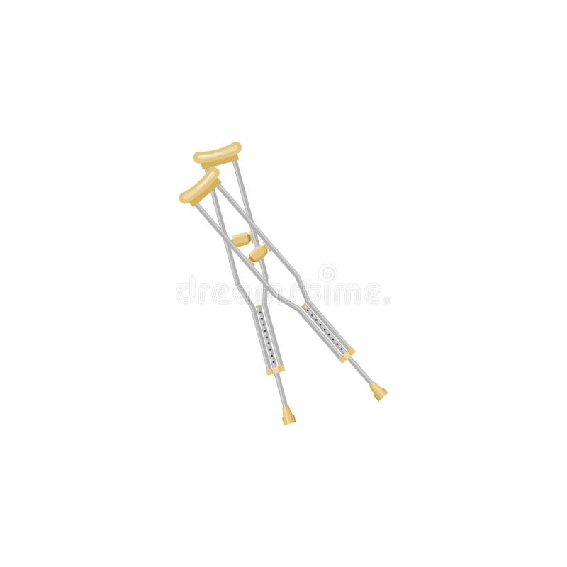 Vector Image. Crutches Symbol Sign Stock Vector - Illustration of care ...