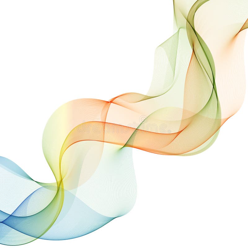 Color Vector Wave. Layout for Presentation, Brochure. Eps 10 Stock ...