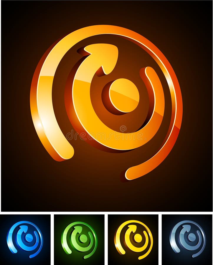 Color vibrant emblems. stock vector. Illustration of black - 18504725