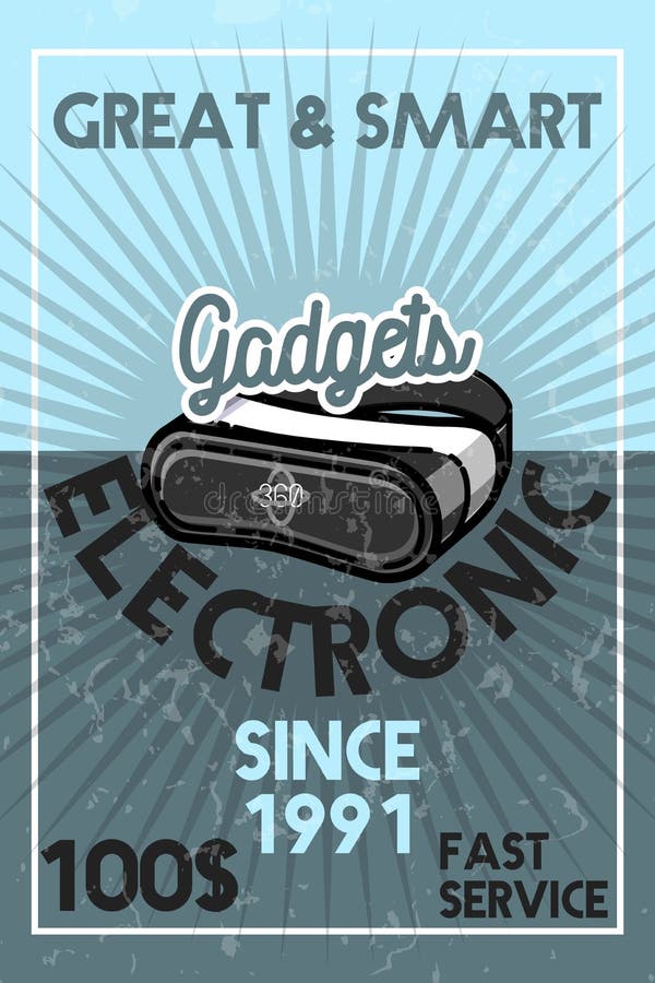 Gadgets Web Banner Templates Set Stock Vector - Illustration of banner ...