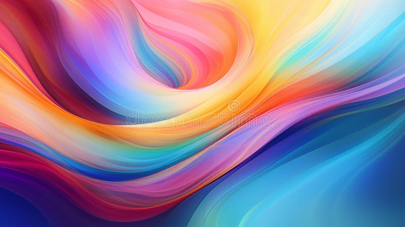 Color Visualization of Energy Flow. Bright Abstract Background with ... Color Visualization of Energy Flow. Bright Abstract Background with ...
