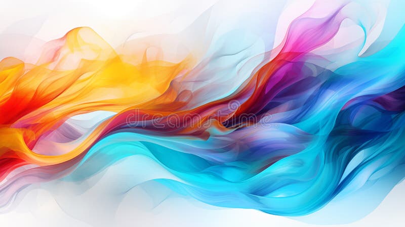 Color Visualization of Energy Flow. Bright Abstract Background Stock ...