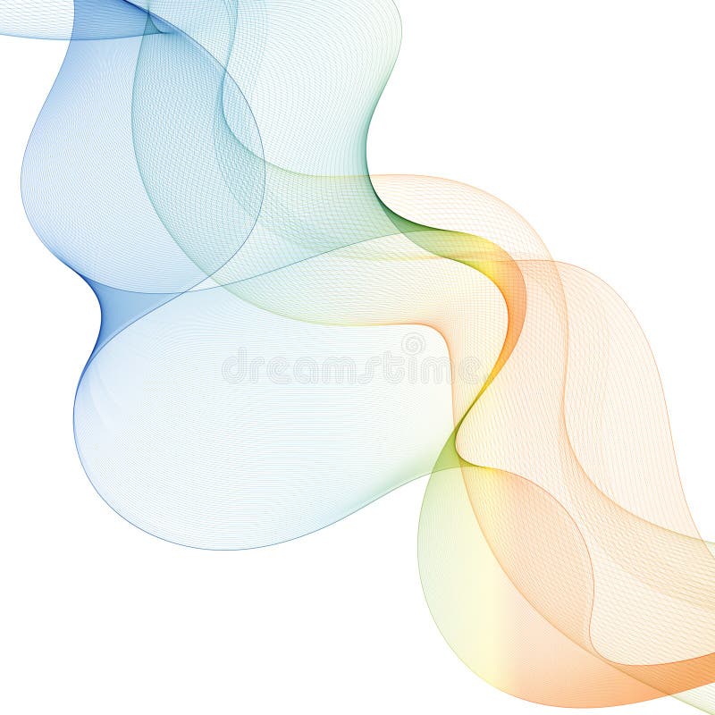 Color Wave Background. Abstract Wave. Design Element. Eps 10 Stock ...