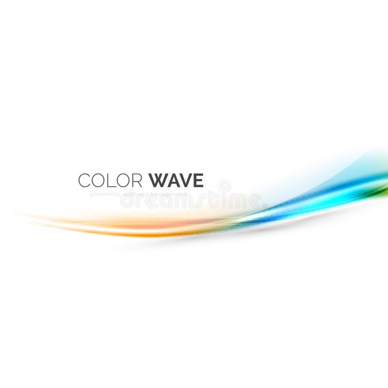 Color wave element stock illustration. Illustration of clean - 72035499