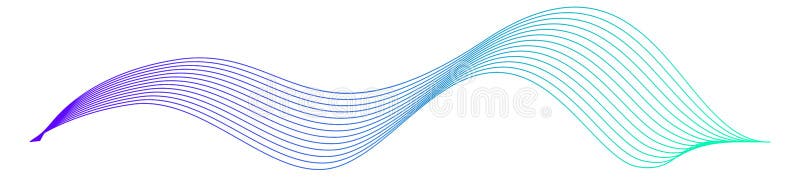 Color Wave Shape Chart. Sound Volume Form Stock Vector - Illustration ...
