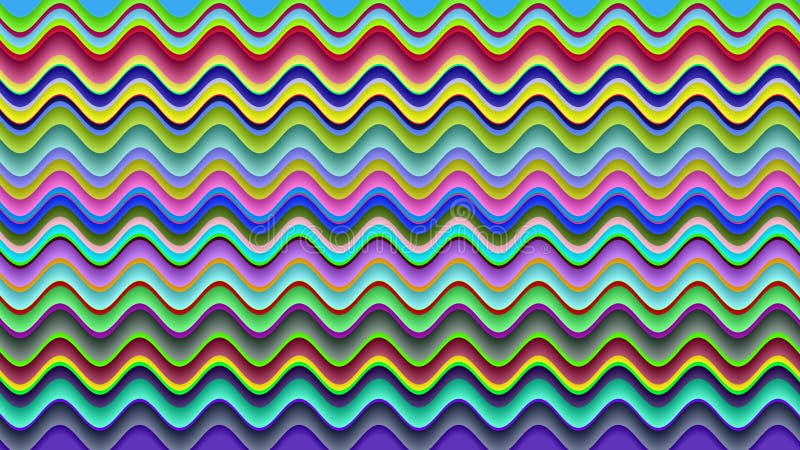 Color Waves Create a Beautiful and Fancy Pattern Stock Illustration ...