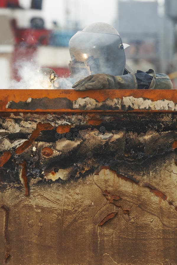 Color weld stock image. Image of labor, steel, safety - 2302699