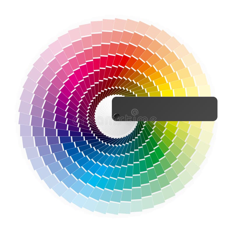 Color wheel stock illustration. Illustration of bright - 15088226