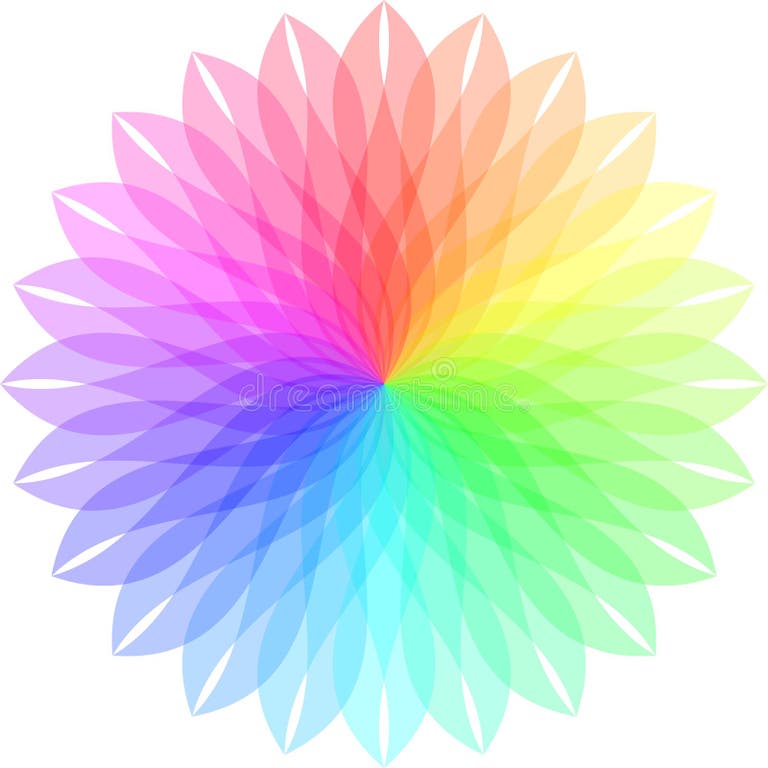 Flower Color Wheel Stock Illustrations – 7,730 Flower Color Wheel Stock ...