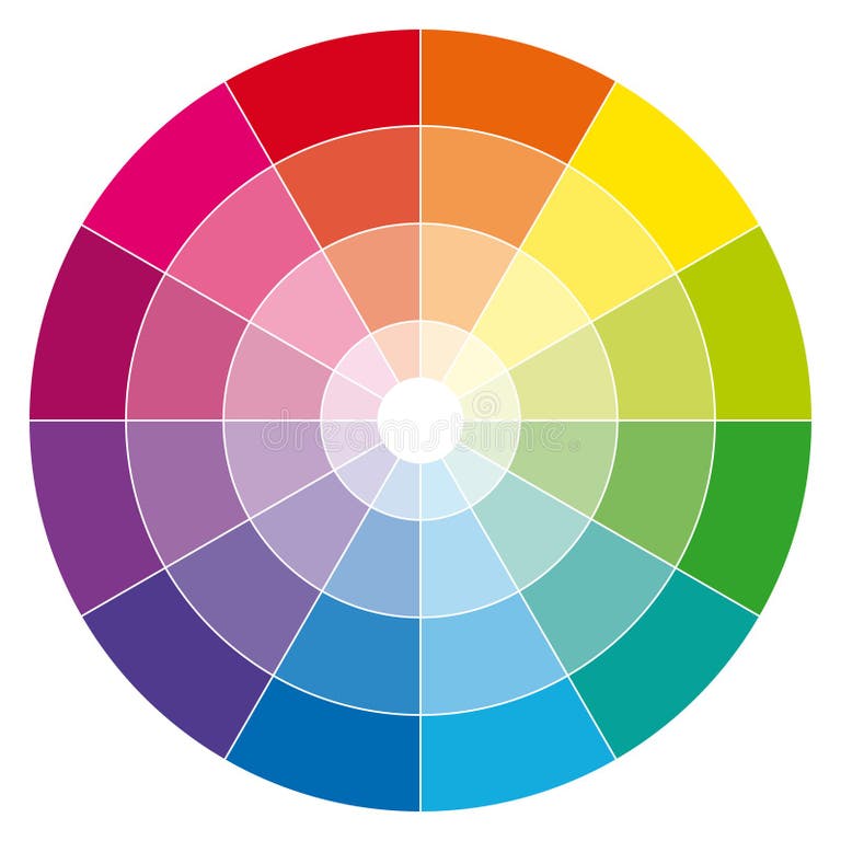 Pantone Color Wheel Stock Illustrations – 654 Pantone Color Wheel Stock ...