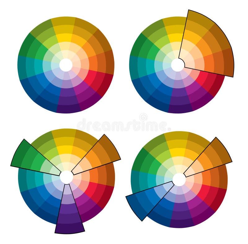 Vector color wheel. stock vector. Illustration of color - 13543008
