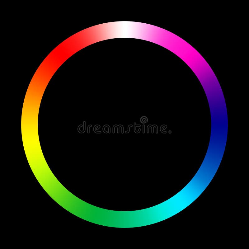 Color Wheel stock illustration. Illustration of physics - 214474360