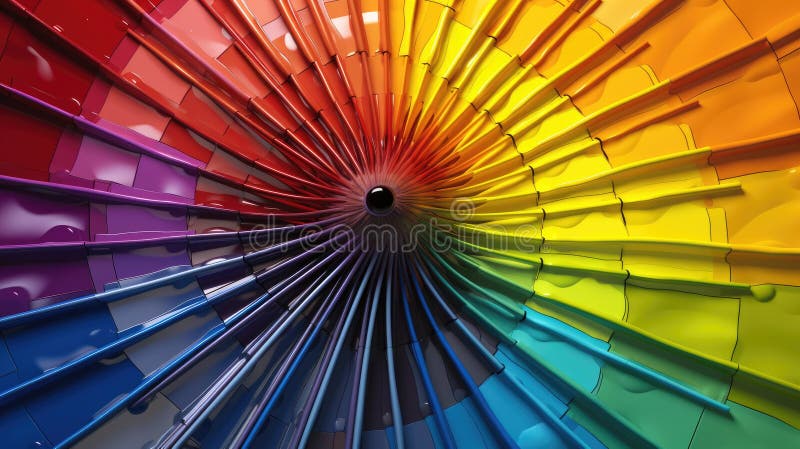 Color Wheel, Color Spectrum Swatch Samples, AI Generated Stock ...