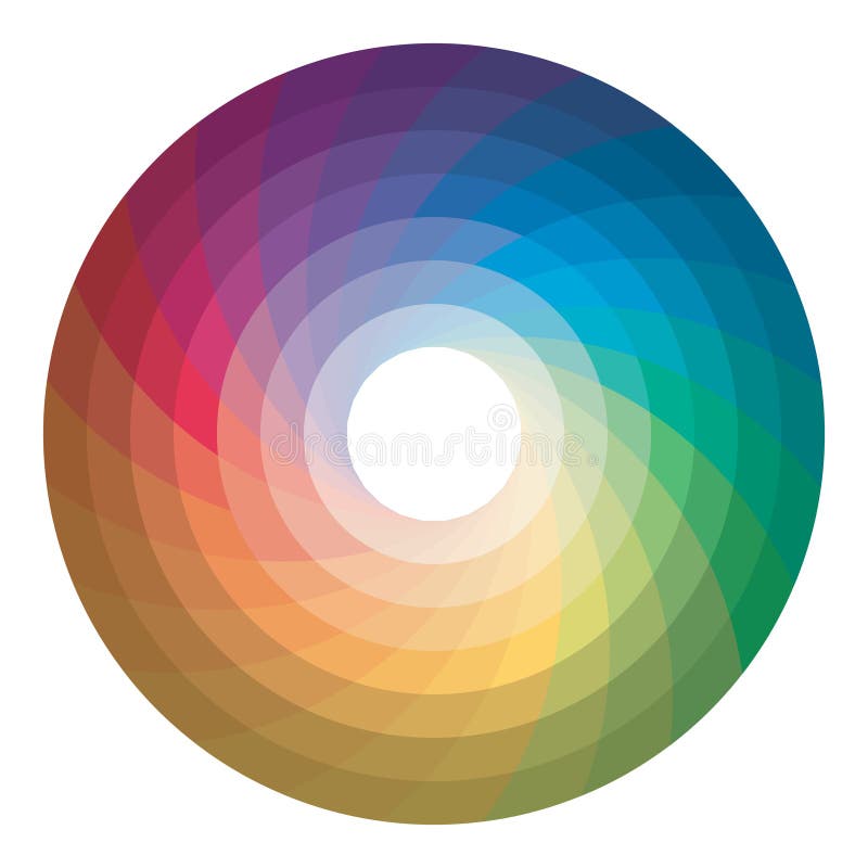 Classic color wheel stock vector. Illustration of sample - 11434444